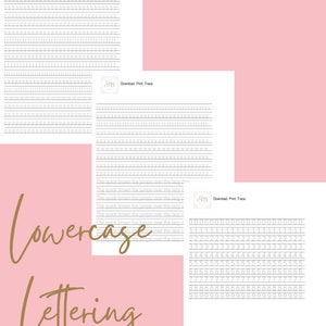 Small Print Arial Narrow Handwriting, Printable, Hand Lettering ...