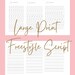 Large Print Freestyle Script Handwriting, Printable, Hand Lettering ...