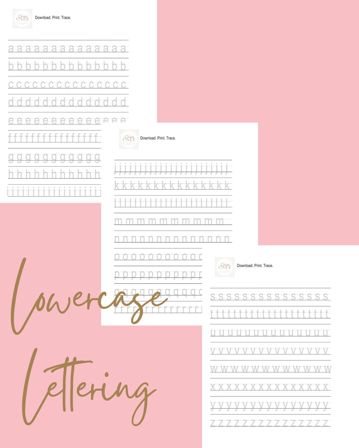 Large Print Arial Narrow Handwriting, Printable, Hand Lettering ...