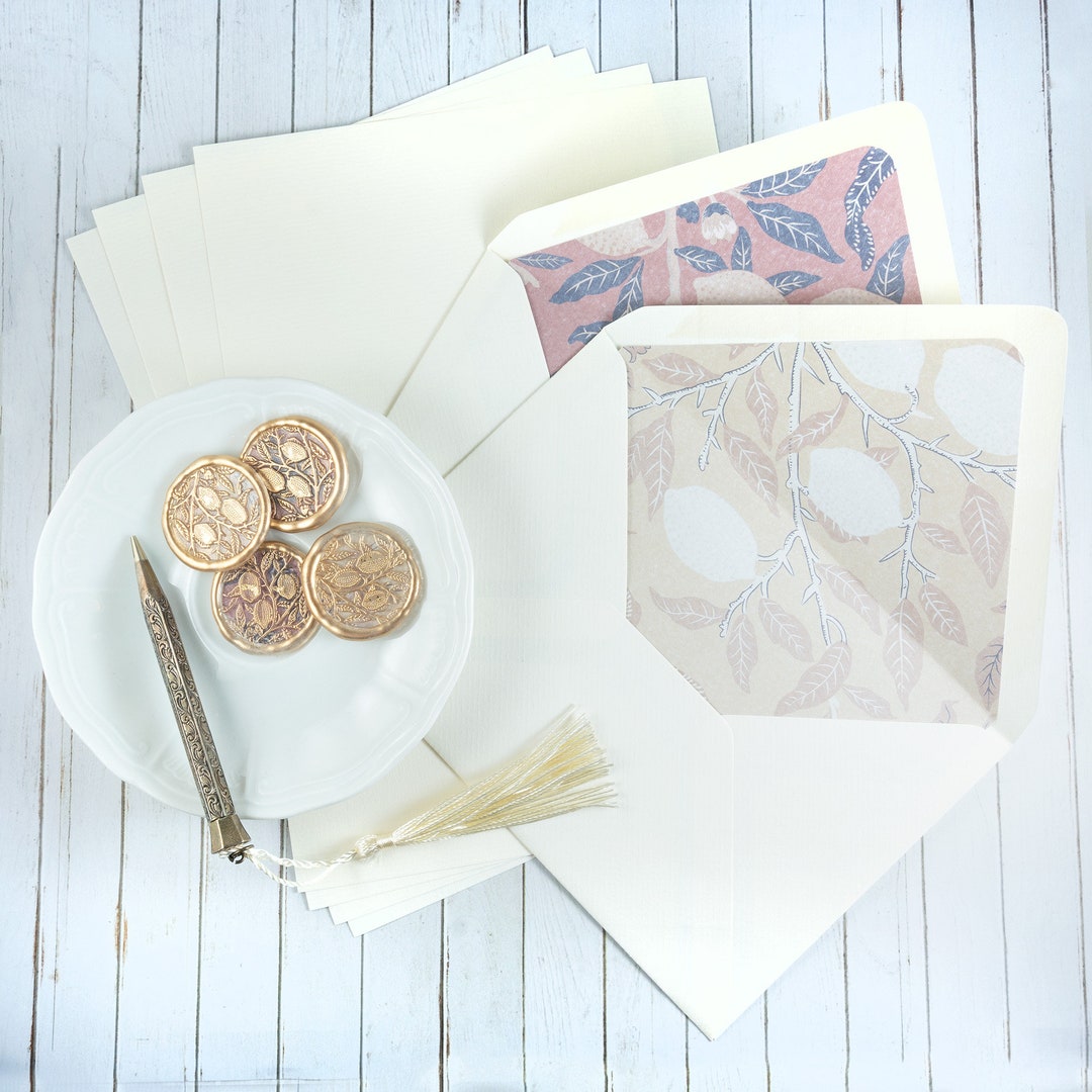 William Morris Lemons Luxury Mini Letter Writing Set | Luxury ...