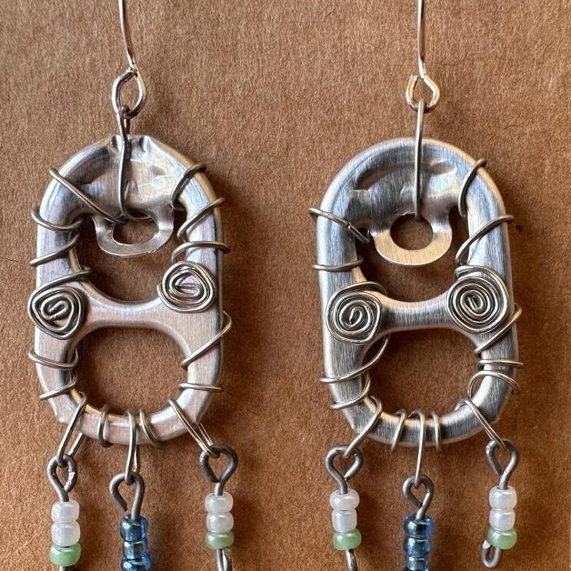 Pop Tab Earrings - Etsy