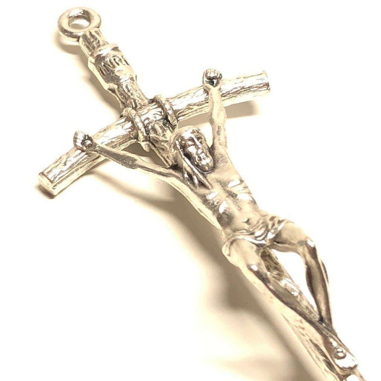 Scorzelli 5 1/2" Cross - Crucifix Blessed by Pope on Request - Etsy