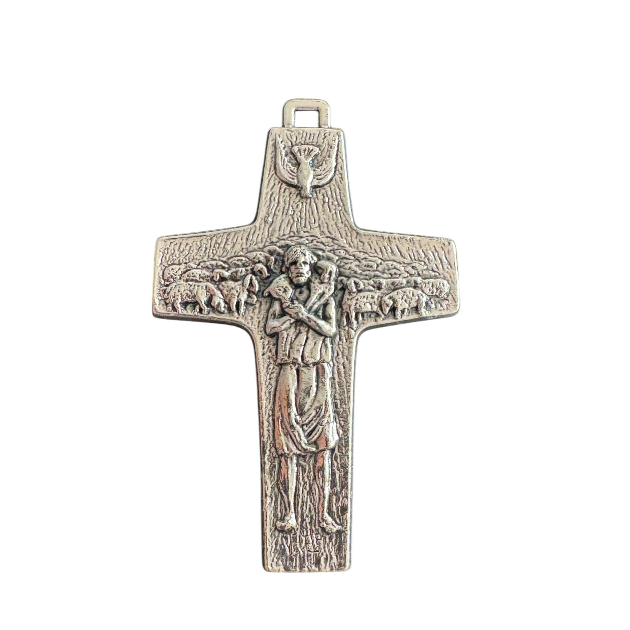 3" Pectoral Cross Replica of Pope Francis Vedele Crucifix Blessed by ...