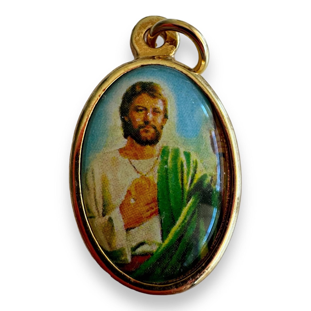 St. Jude Thaddeus Relic Medal - 'ex Indumentis' Sacred Relic - Etsy
