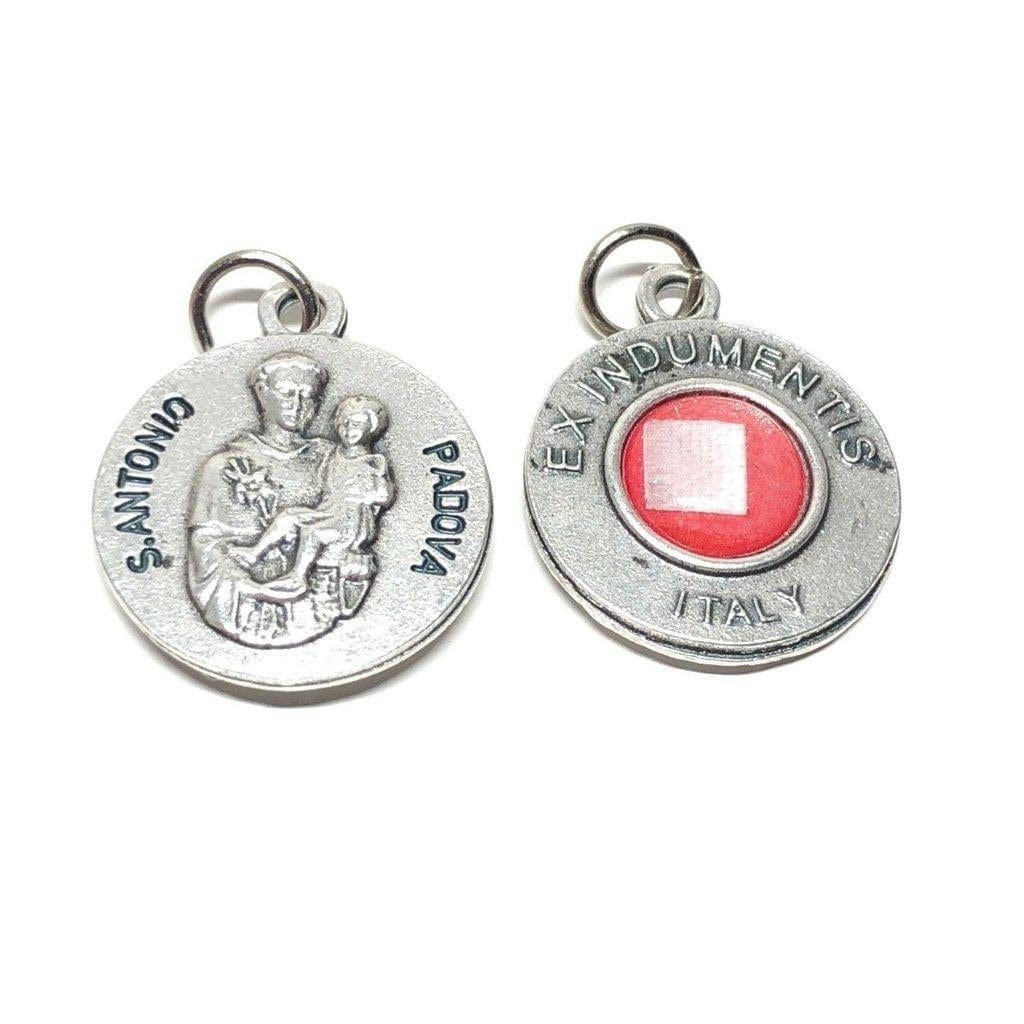St. Anthony of Padua Relic Medal Catholic Charm - Etsy