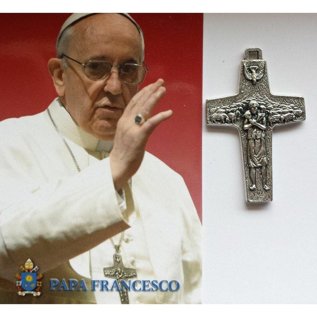 Pope Francis 2" Pectoral Cross - Original Vedele Crucifix - Blessed by ...