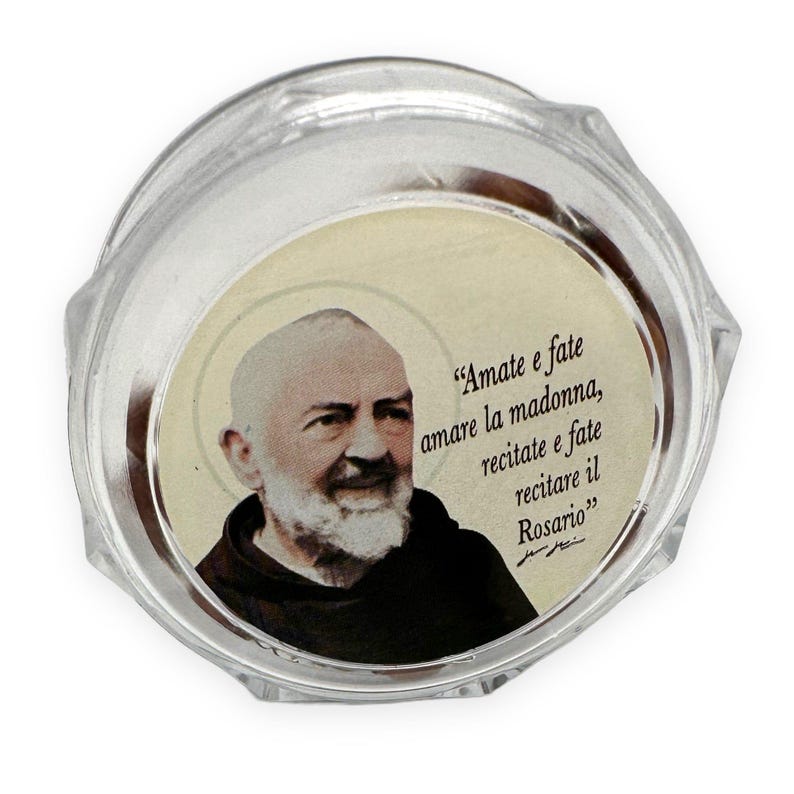 St. Padre Pio Relic Rosary Blessed by Pope Leo XIV W/ 2nd Class Relic ...