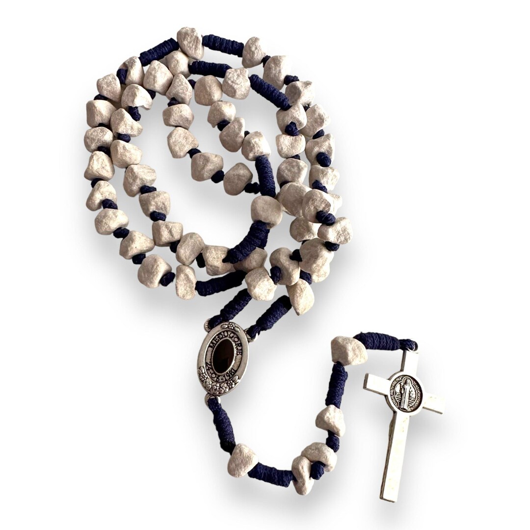 Rosary With Relic Rocks From the Holy Ground of Medjugorje - Blessed by ...