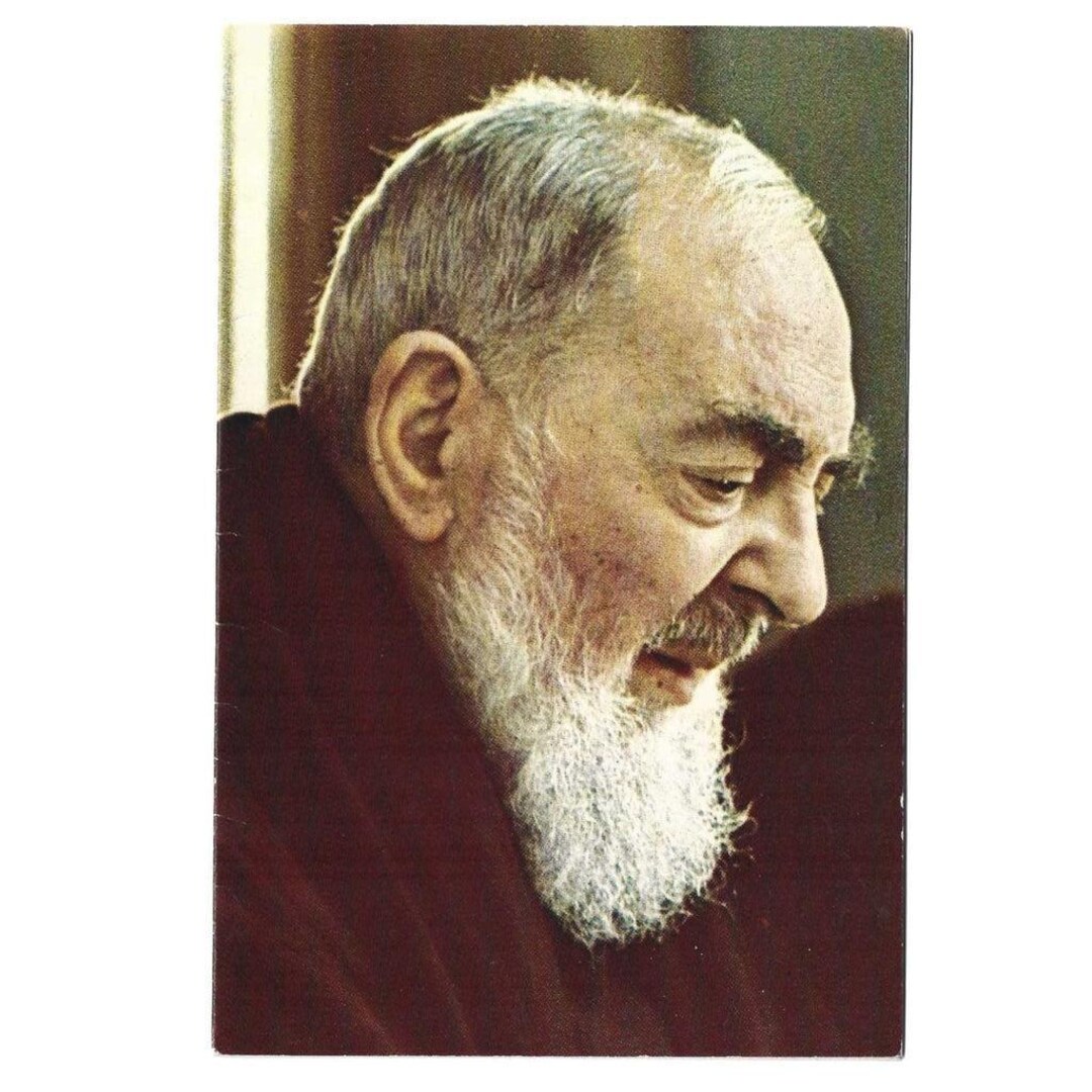 St. Padre Pio - Greeting Card - Saint Father Pio Picture - Etsy