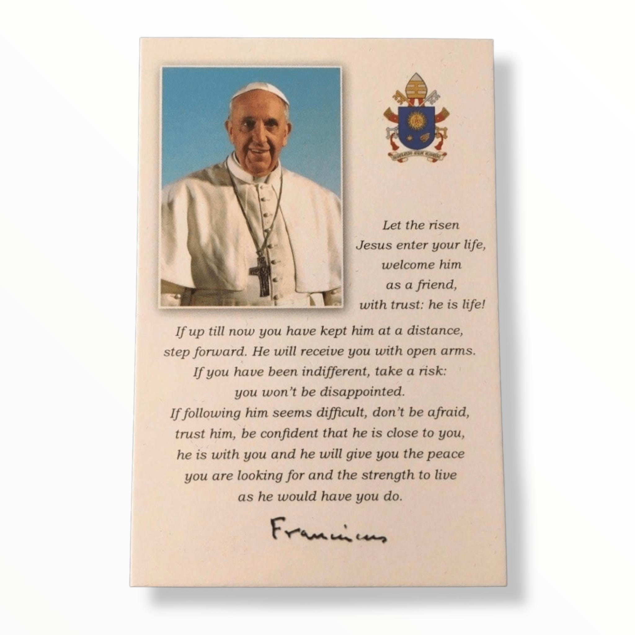 Big Vedele Key Ring Pope Francis Pectoral Cross - Crucifix - Blessed by ...