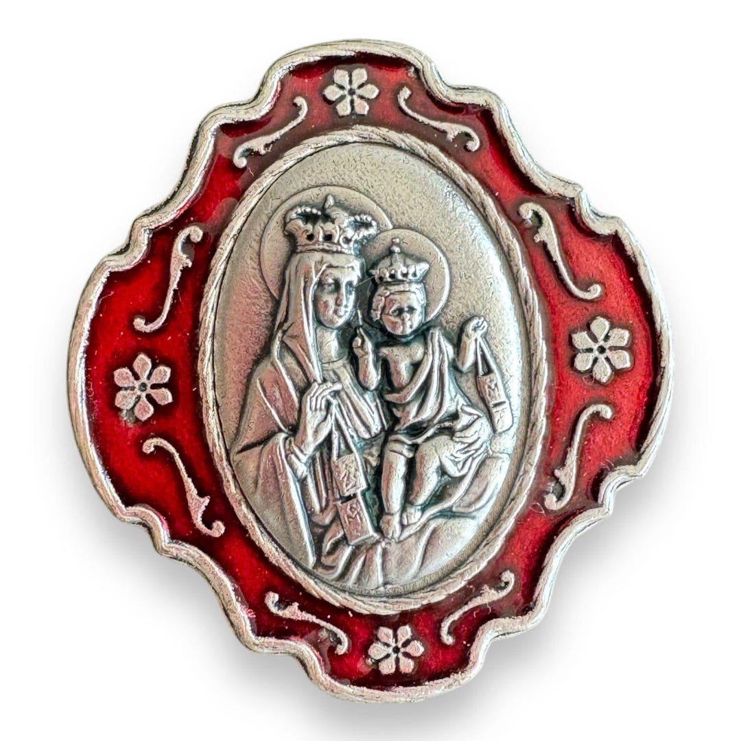 Blessed Virgin Mary - Our Lady of Mount Carmel -tiny Rosary Blessed by Pope - Etsy