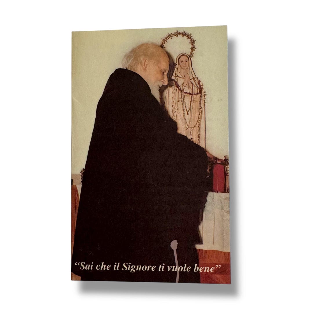 Vintage Holy Relic Card – Servant of God Fra Cecilio Maria, Capuchin ...