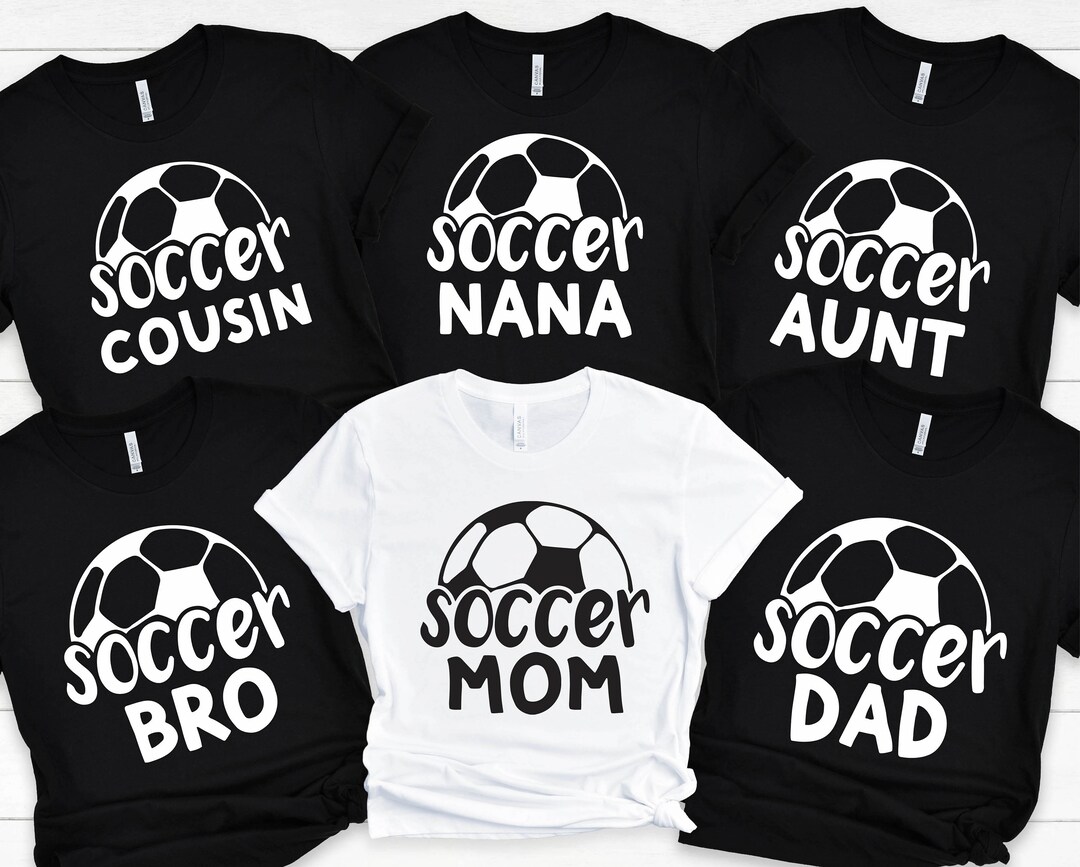 Matching Family Soccer Team Shirts, Game Day Outfit - Etsy