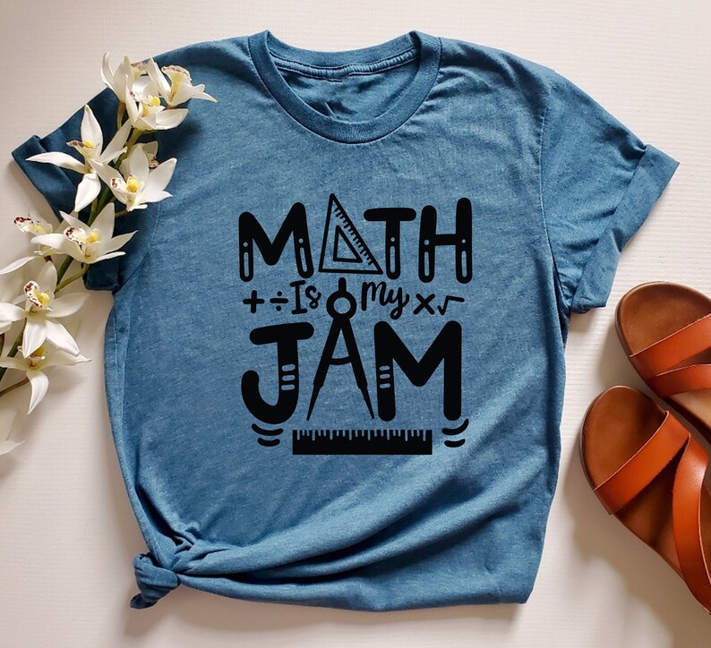 Math is My Jam T-shirt - Math Shirt, Math Teacher Shirt, Science Shirt ...