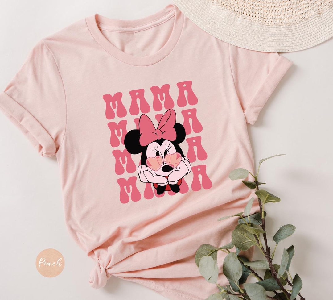Mama Minnie Mouse T-shirt, Retro Mom Shirt, Mother's Day Gift - Etsy