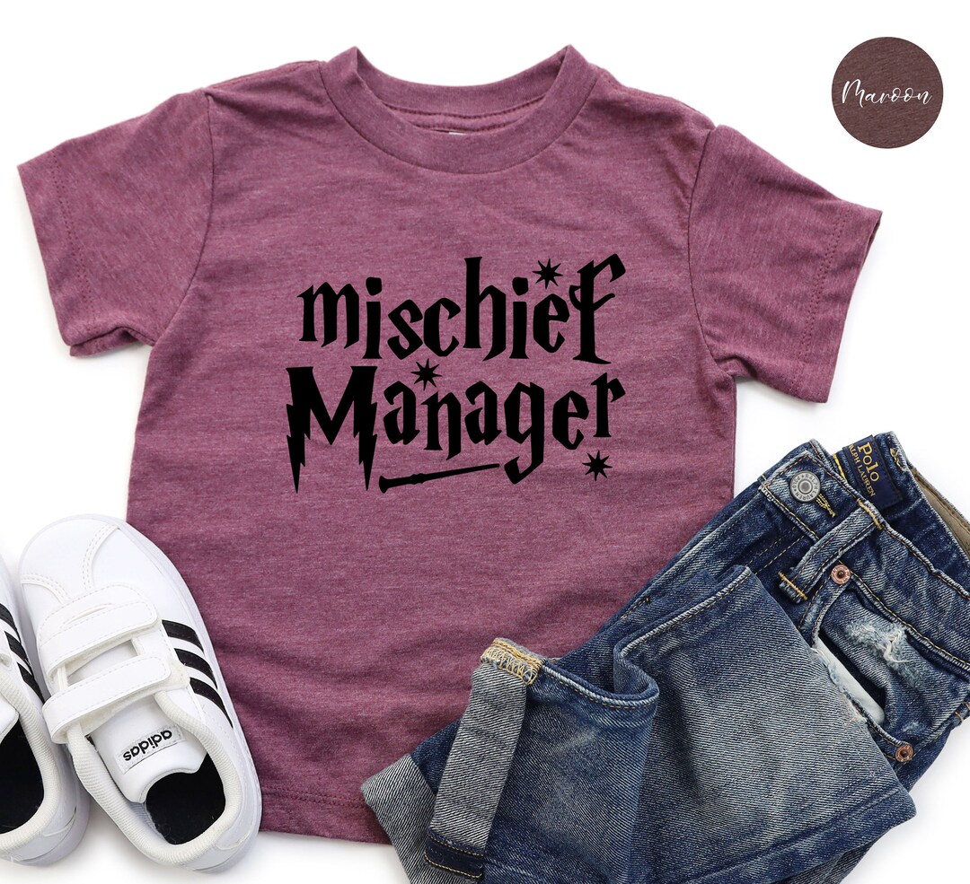 Mischief Manager T-shirt - Etsy