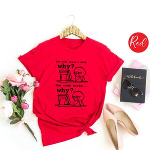 The Code Doesn't Work Why T-shirt, Computer Geek Gifts, Software ...