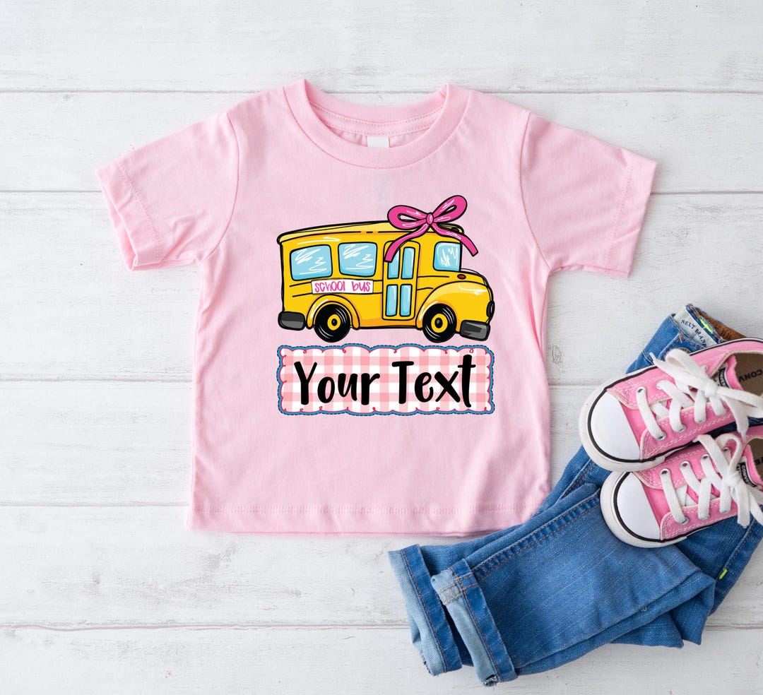Customized Back to School Shirt, Personalized School Tee - Etsy