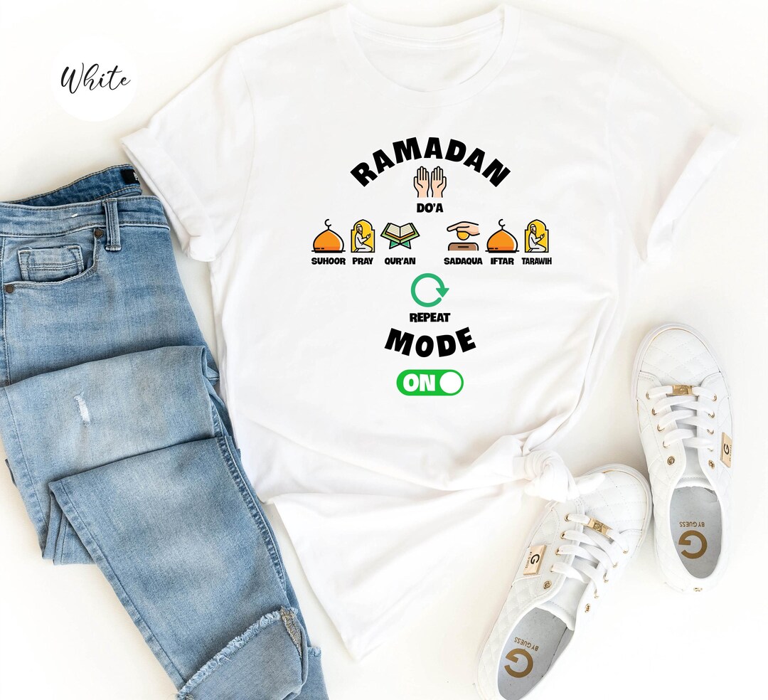Ramadan Mode on T-shirt, Eid Mubarak Gift - Etsy