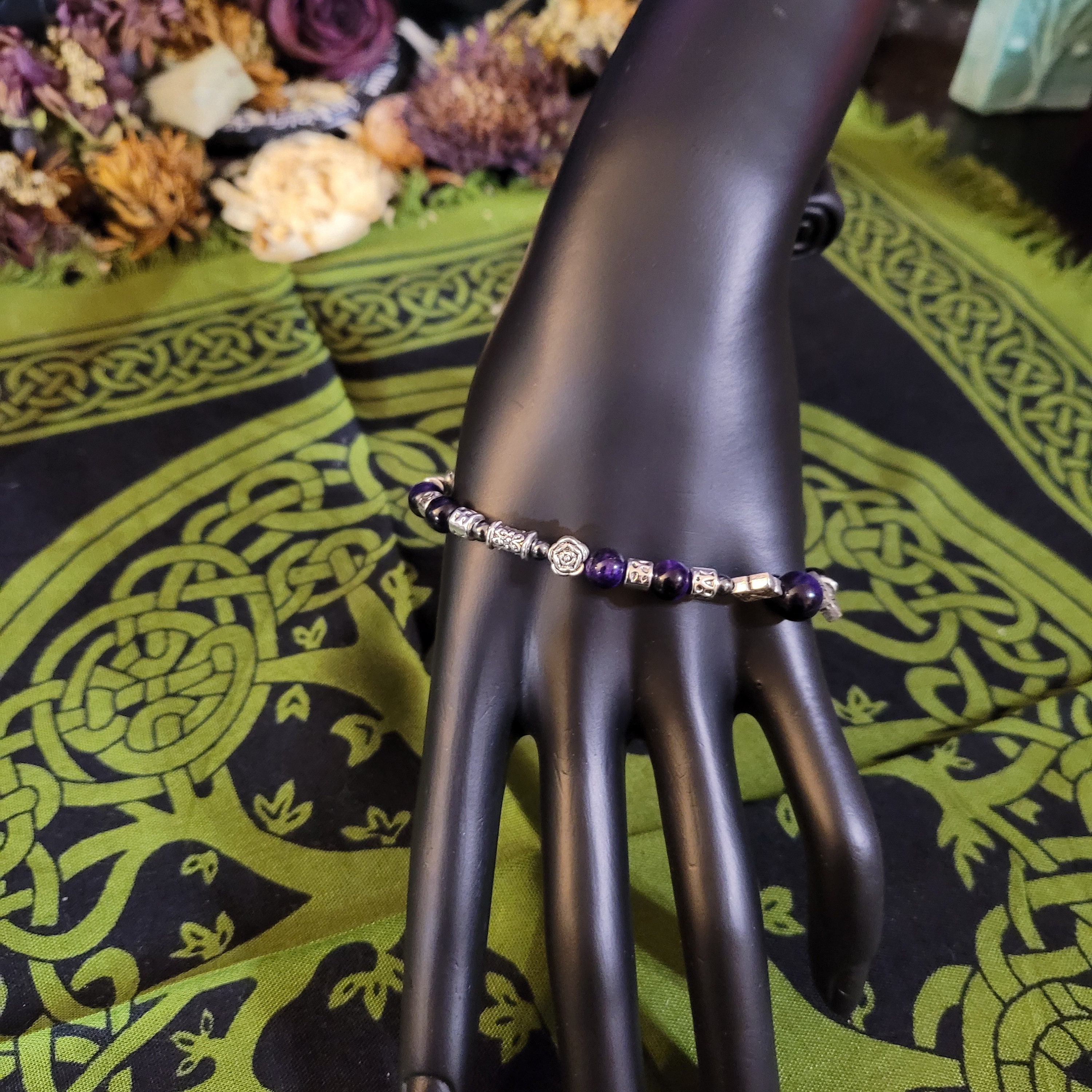 Prayer Beads, Pendulum, and Bracelet Combo, Occult, Witchcraft, Witch ...