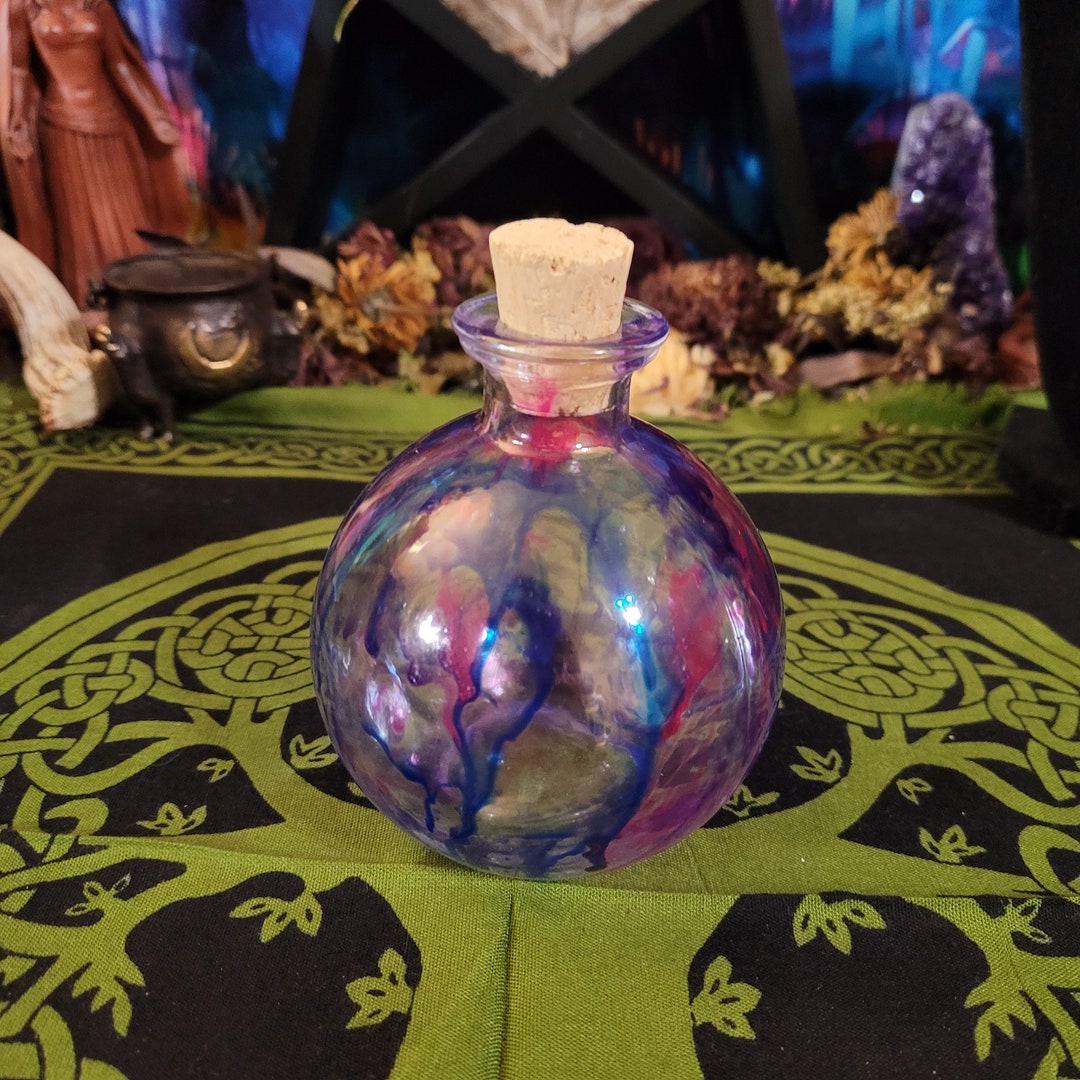 Potion Bottle, Spell Bottle, Bottle, Magick, Ink Stained - Etsy