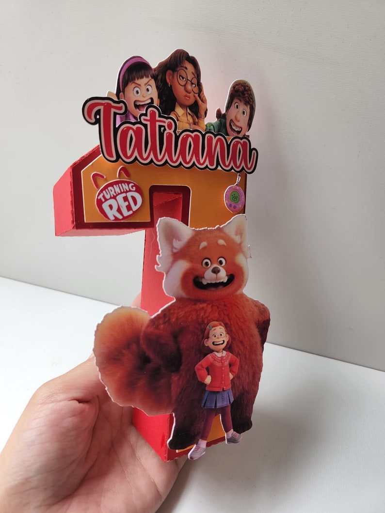 Turn Red Birthday Turn Red Party Red Panda Turn Red Party - Etsy