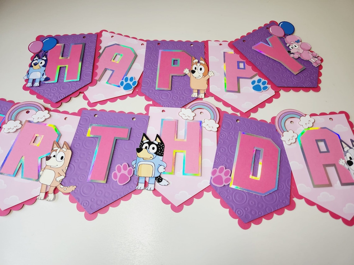 Bluey Birthday Bluey Decoration Birthday Boy Birthday Girl - Etsy