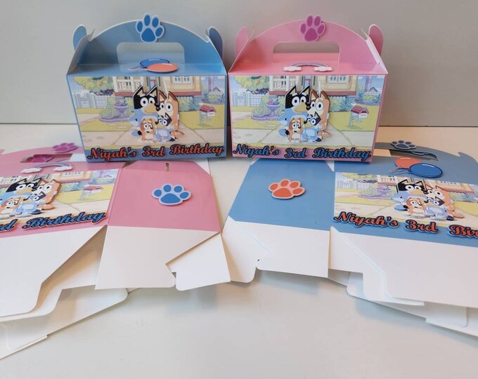 Personalized Bluey Inspired Goodie Bags 8pk - Etsy