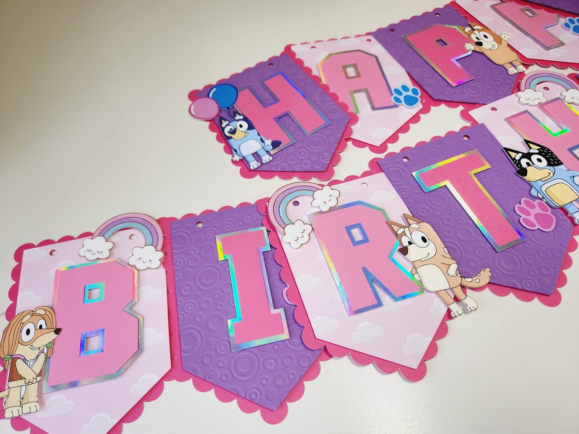 Bluey Birthday Bluey Decoration Birthday Boy Birthday Girl - Etsy