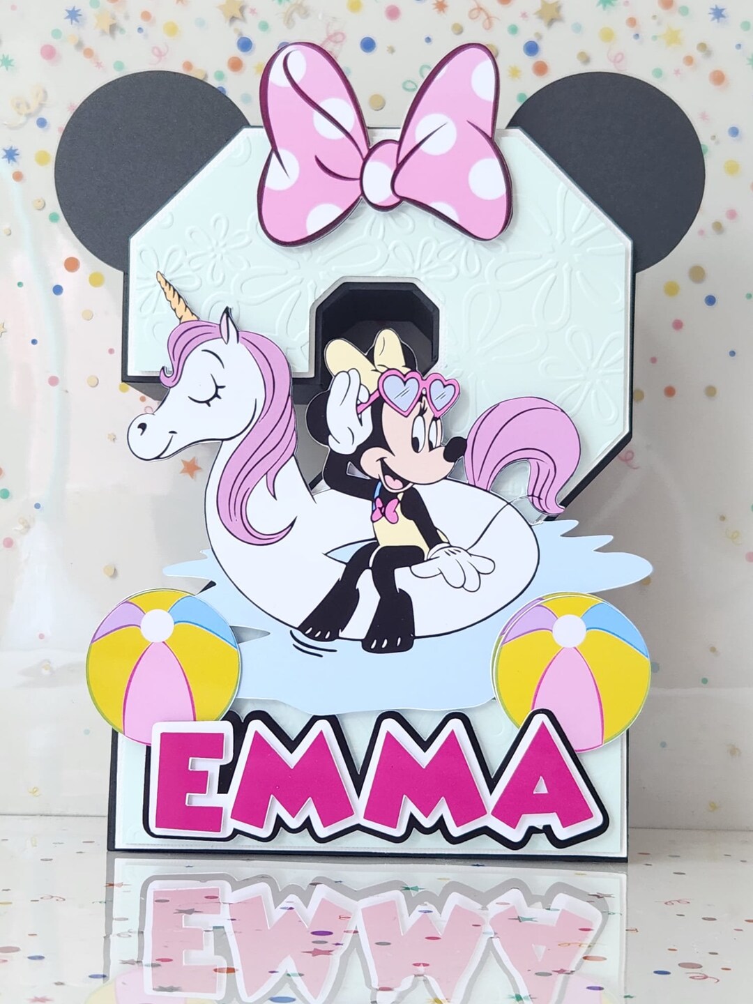 Minnie Decoration Summer Minnie Summer Party Pool Party - Etsy