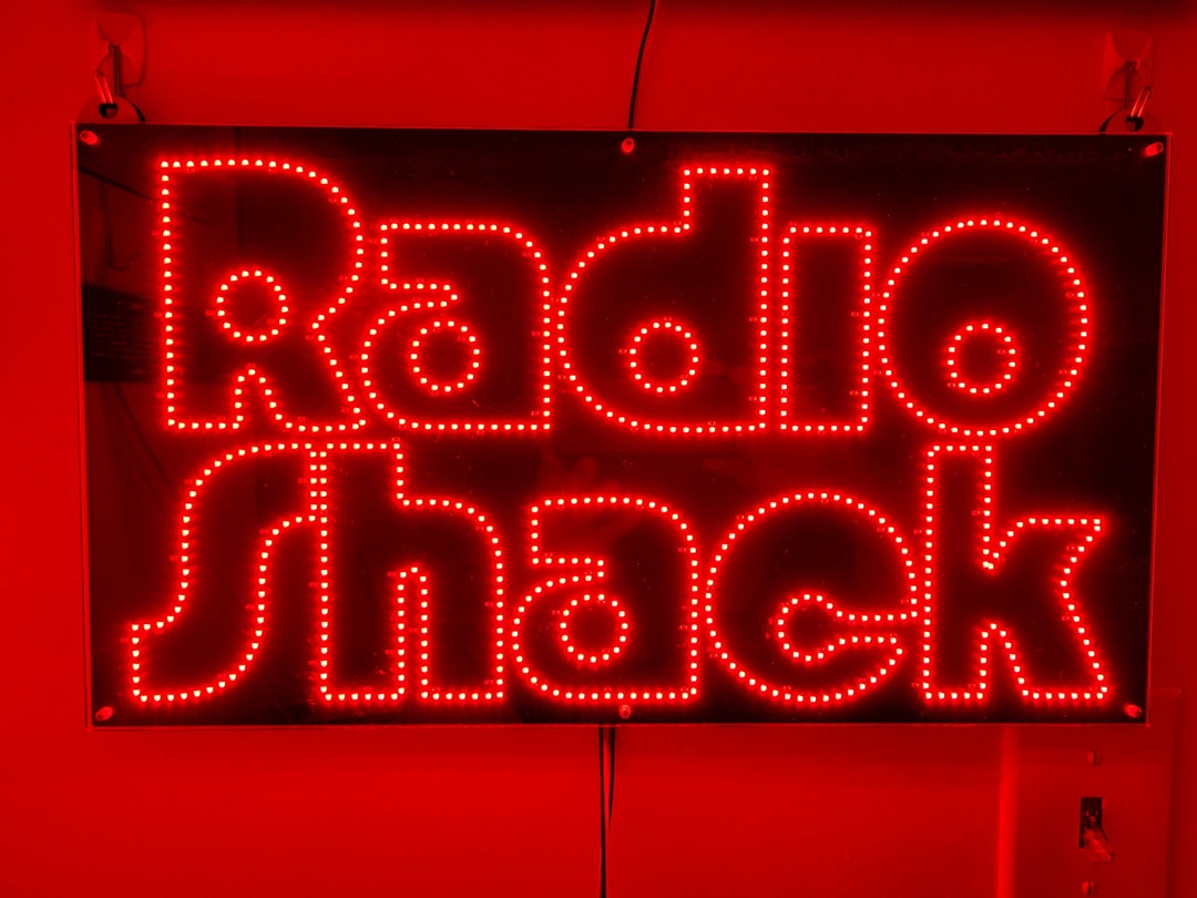 Radio Shack LED Sign. 720 Led's, 18 Inches Wide 72-94 Era Logo - Etsy
