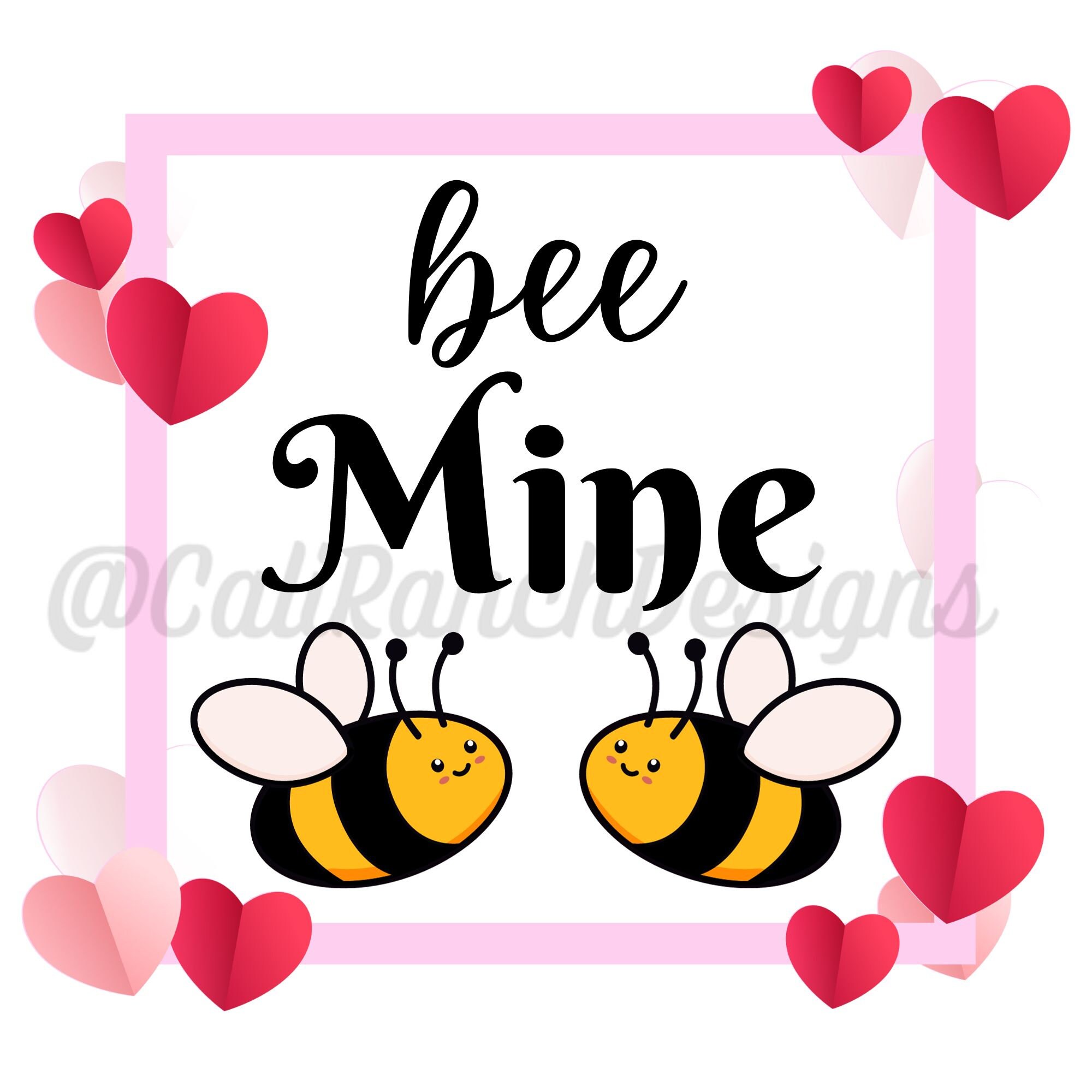 Bee Mine Valentine Sublimation, Honey Bee Mine PNG, Cute Bee ...