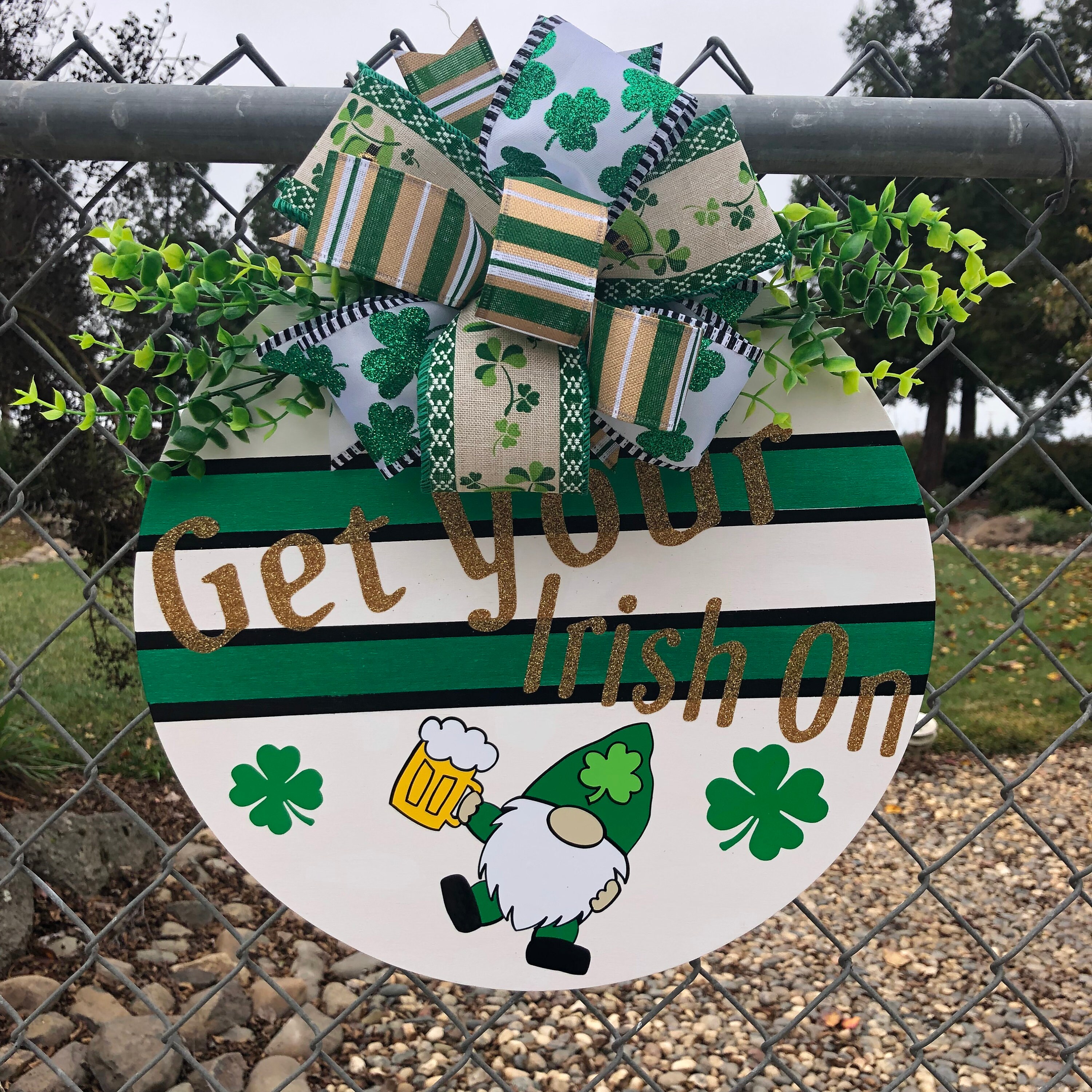 St Patricks Day Front Door Decor Get Your Irish on Door - Etsy