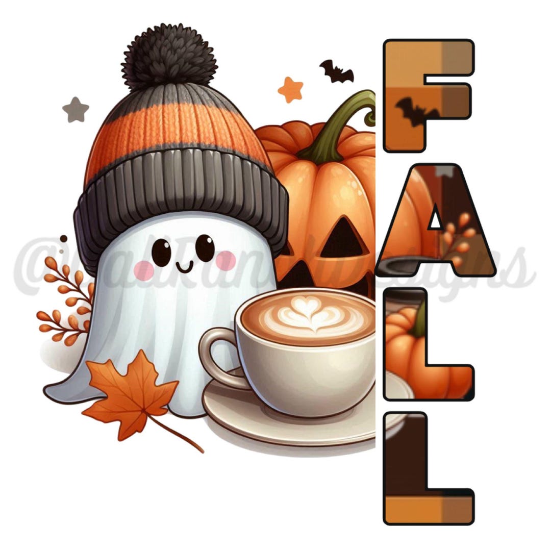 Fall Cutout PNG, Fall Digital Design, Cute Fall Cutout Image, Fall ...
