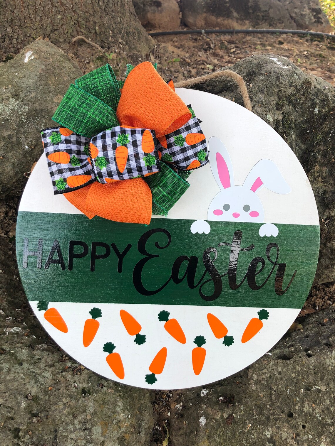 Happy Easter Door Hanger, Happy Easter, Door Sign, Easter Door Hanger ...