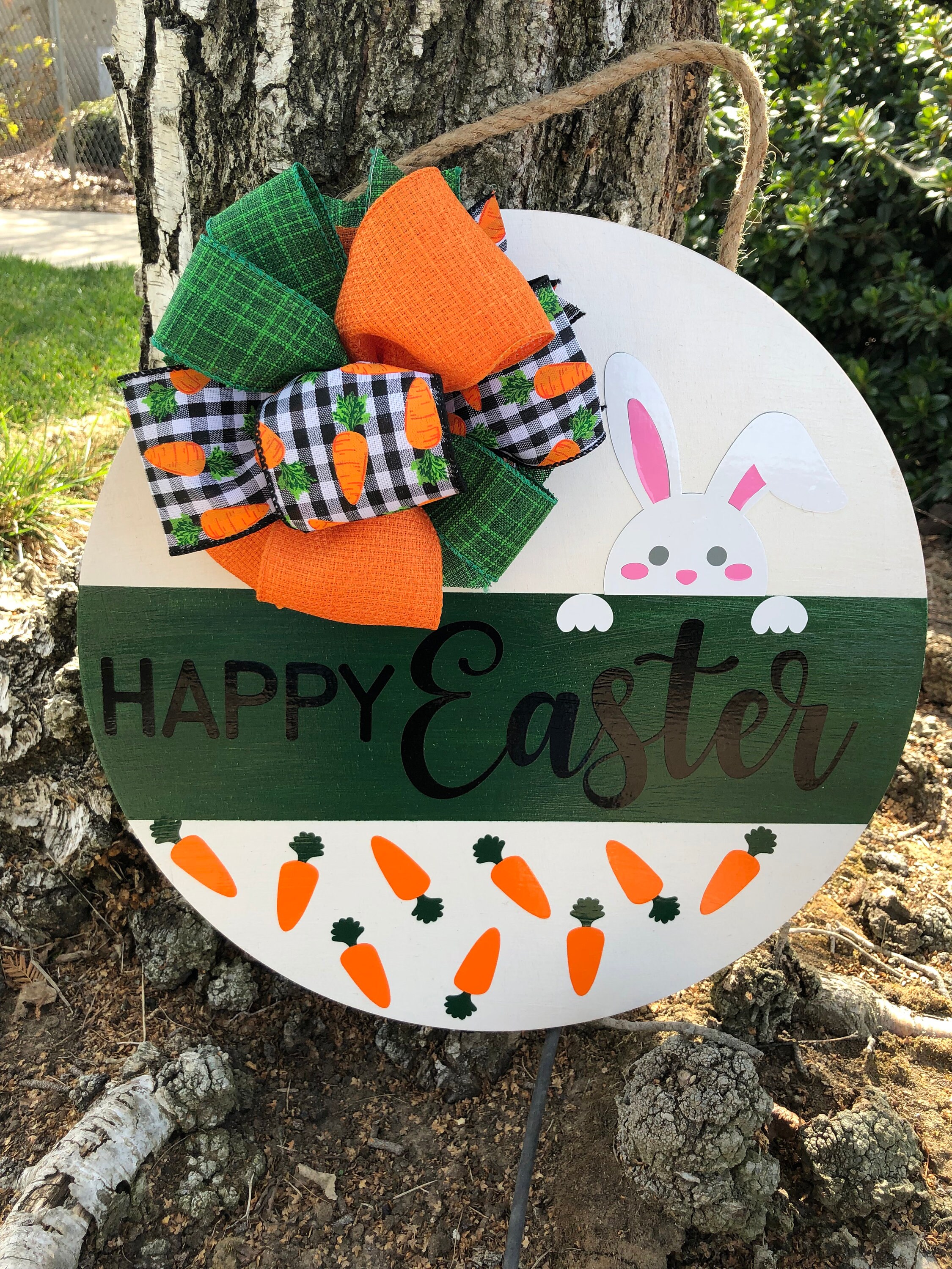 Happy Easter Door Hanger, Happy Easter, Door Sign, Easter Door Hanger ...