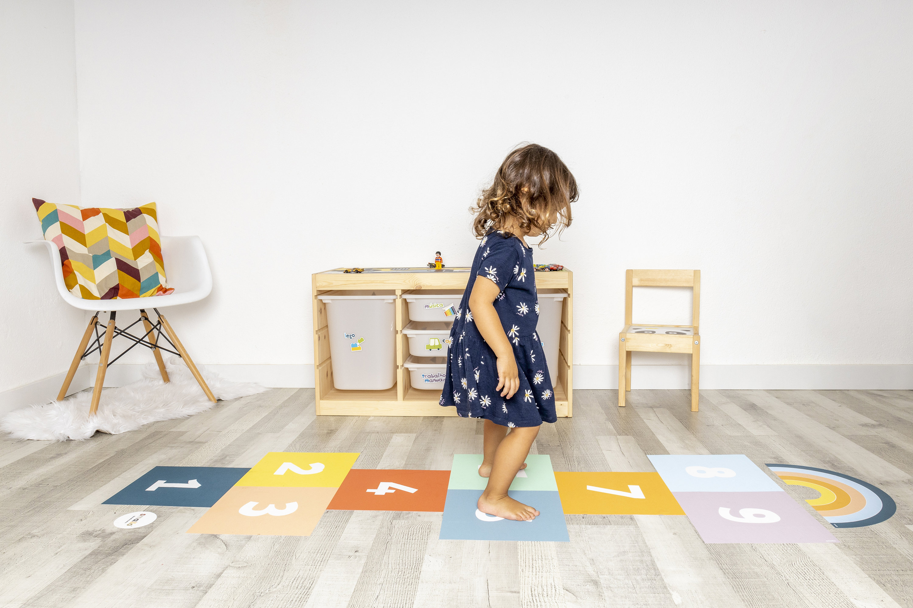 Hopscotch Decal Colored Hopscotch Sticker Hopscotch Game Vinyl Decal ...