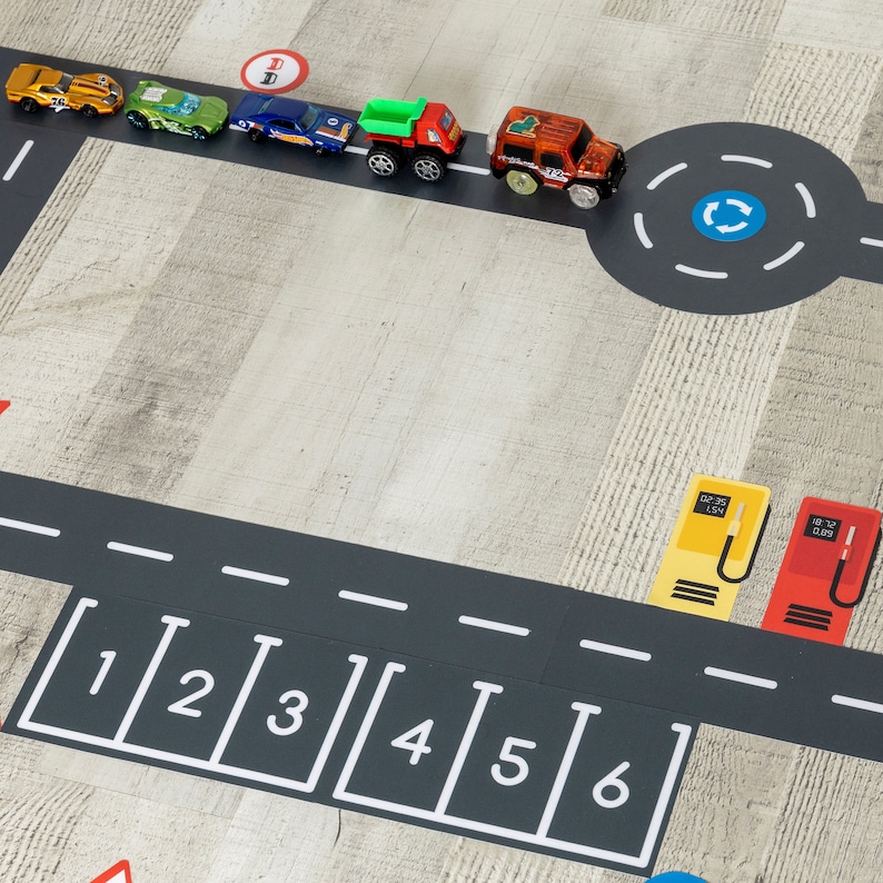 Kids Roads Decal Race Track Floor Sticker Vinyl - Etsy