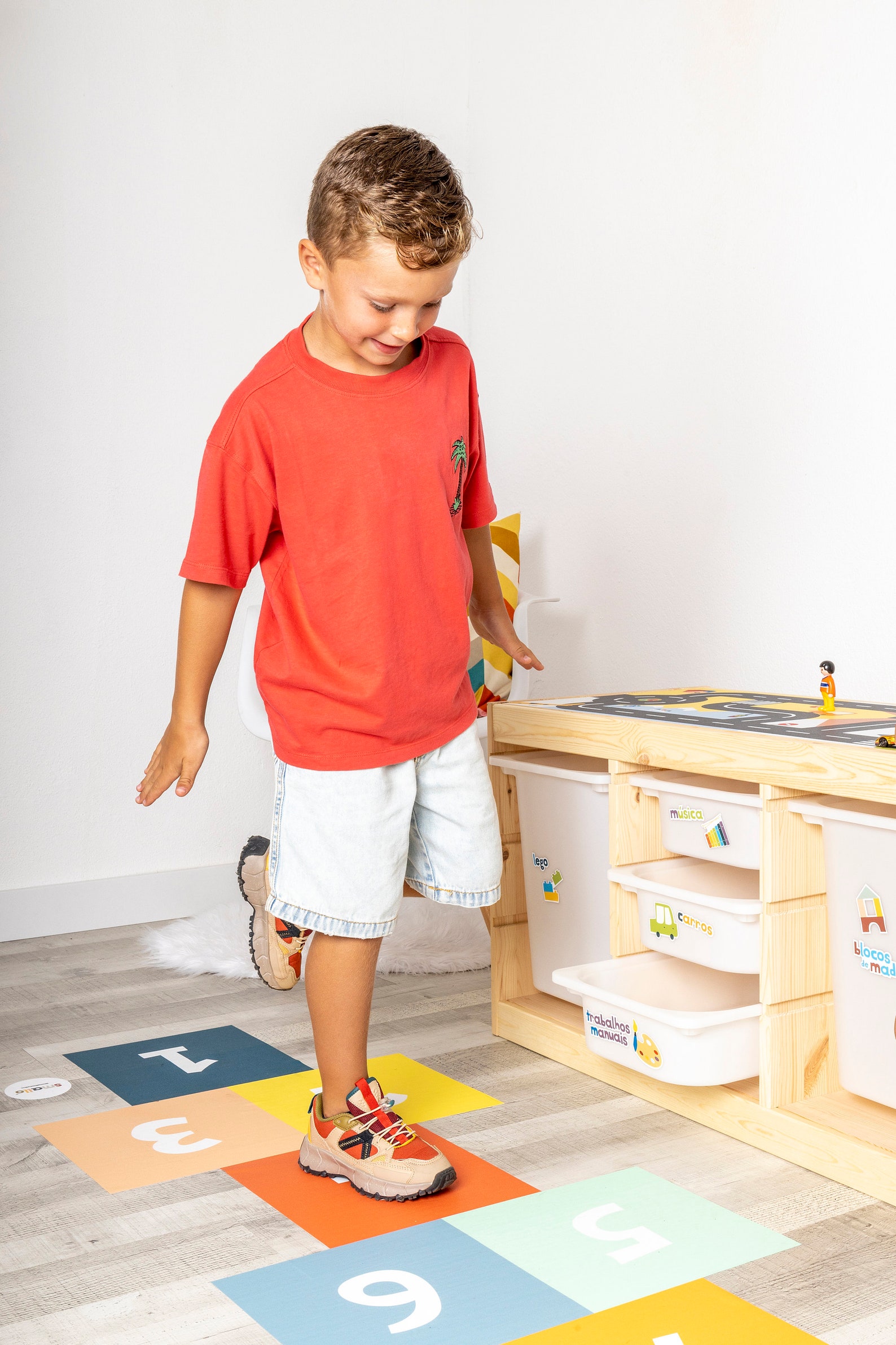 Hopscotch Decal Colored Hopscotch Sticker Hopscotch Game Vinyl Decal ...