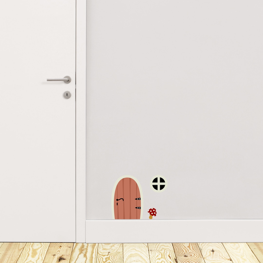 Fairy Door Wall Sticker Vinyl Decal - Etsy