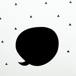 Chalkboard Chat Stickers Decal Vinyl Backboard Chat Adhesive Label ...