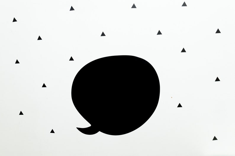 Chalkboard Chat Stickers Decal Vinyl Backboard Chat Adhesive Label ...