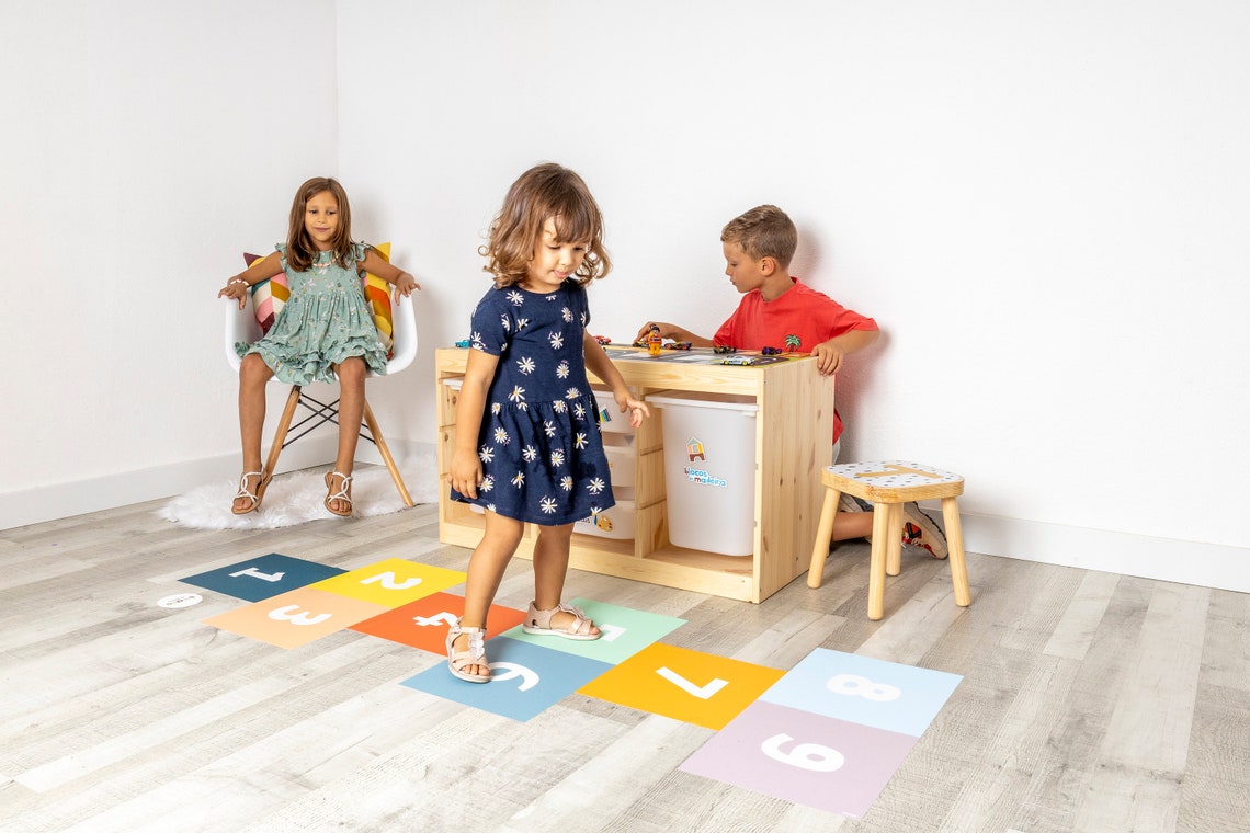 Hopscotch Decal Colored Hopscotch Sticker Hopscotch Game Vinyl Decal ...