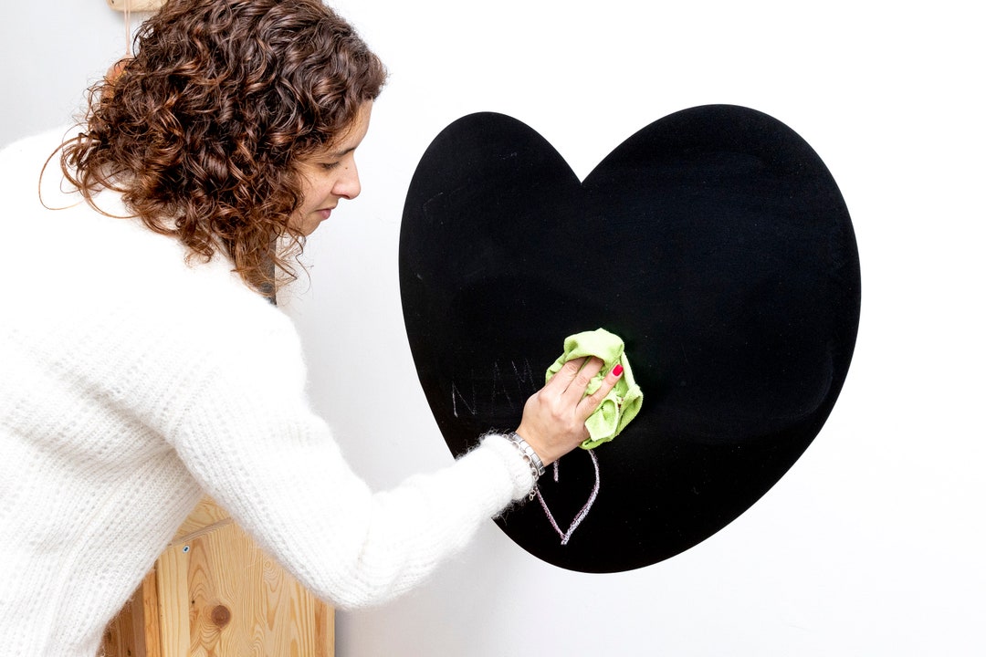 Chalkboard Heart Sticker Decal Vinyl Backboard Adhesive Label ...