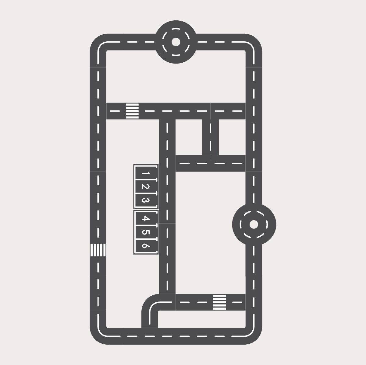 Kids Roads Decal Race Track Floor Sticker Vinyl - Etsy