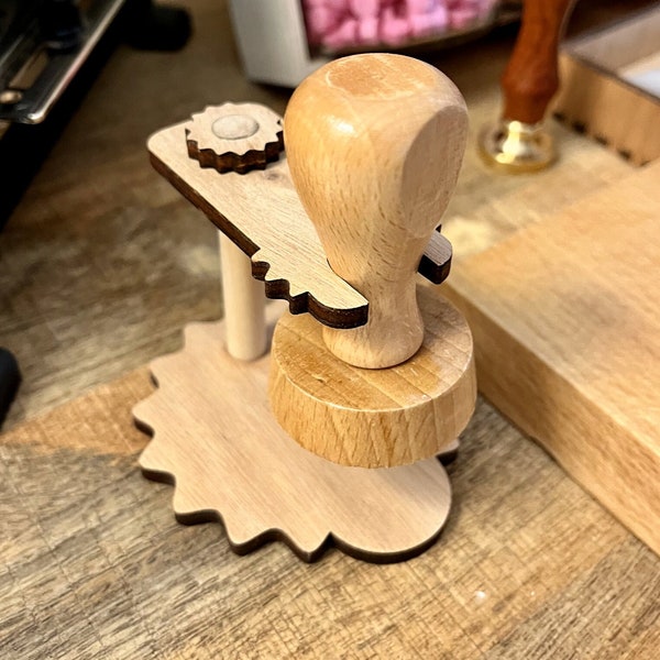 Wooden Stamp Holder - Etsy
