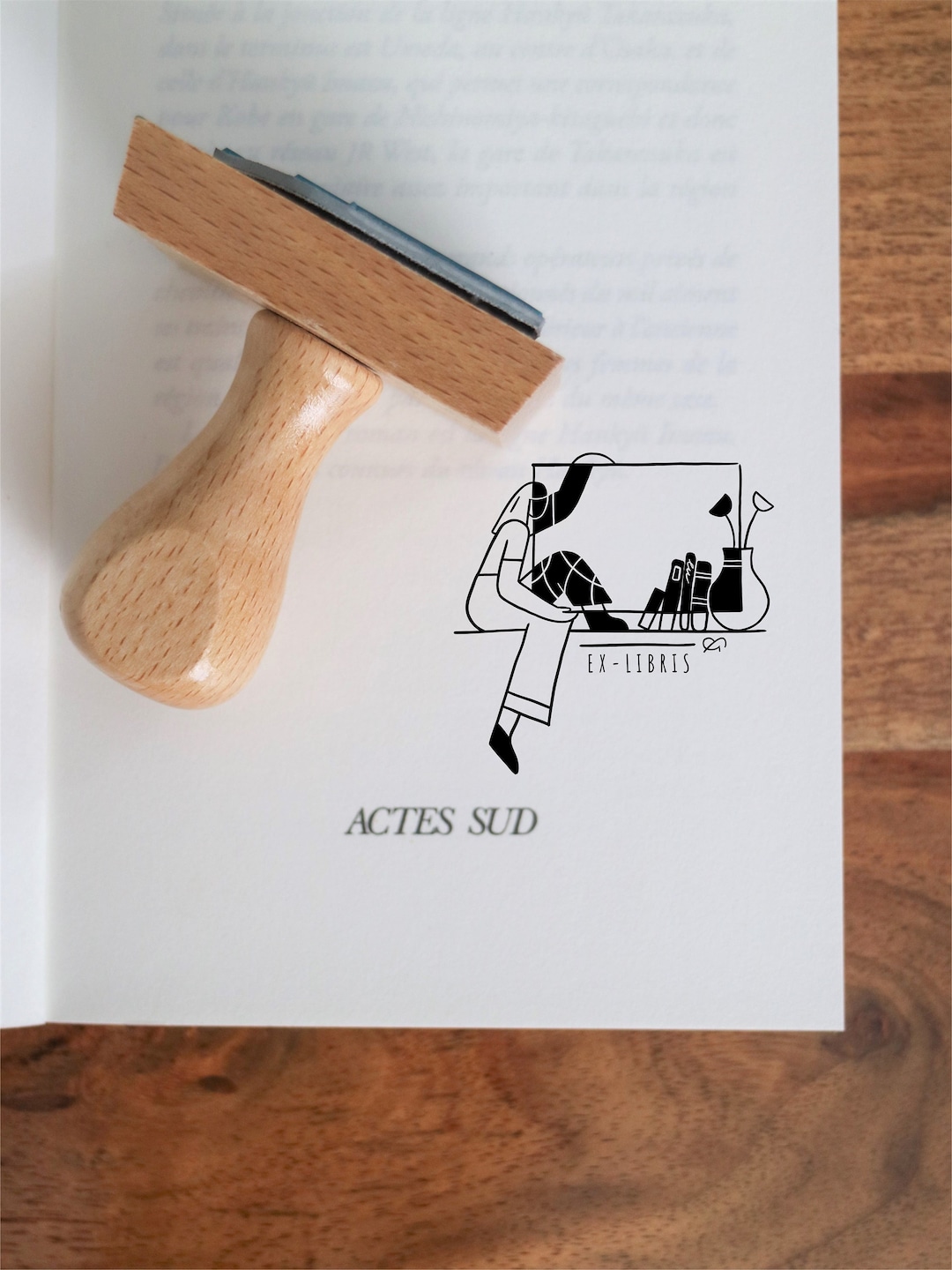 Bookplate Personalized Stamp Book Stamp Ex Libris Stamp Personalized ...