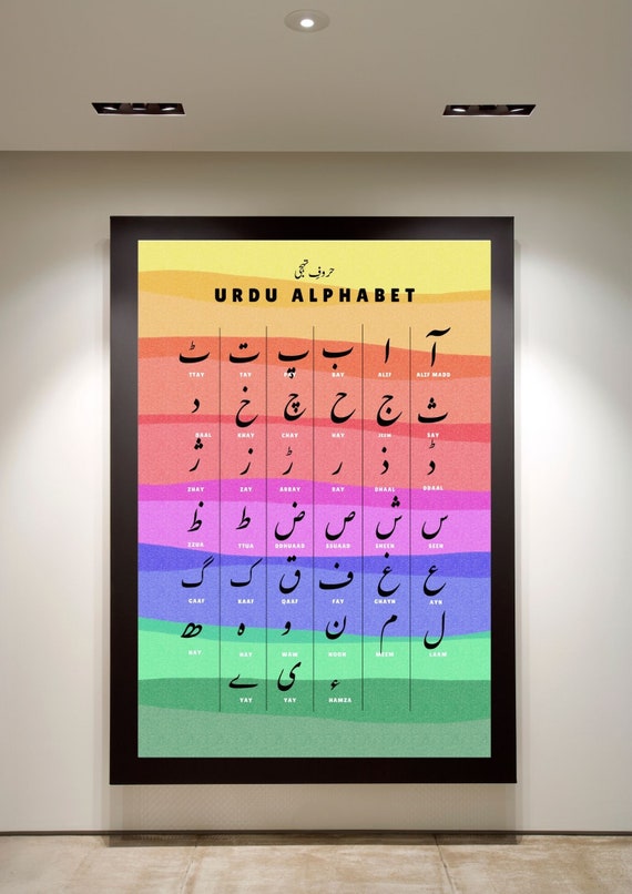 Urdu Alphabet Poster