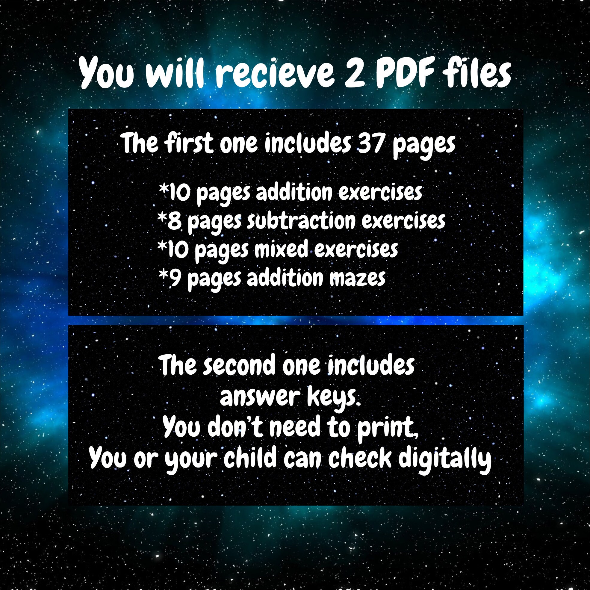 First Grade Math Worksheets for Kids, Single Digit Addition Subtraction ...