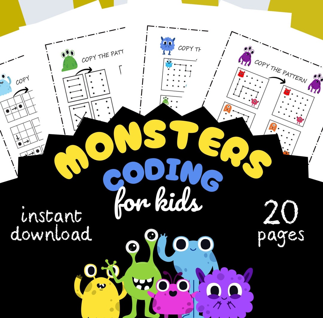 Introducing Coding, Coding for Kids, Coding Worksheets, Kids Printables ...